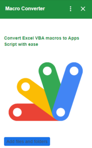 【Google Workspace】Macro Converterを使ってExcelマクロを変換してみた - Sight-R（サイタル）